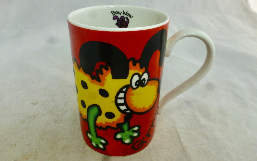 Dunoon Doggies Bow Wow Grrr Doggy Colourful Scottish Stoneware ...