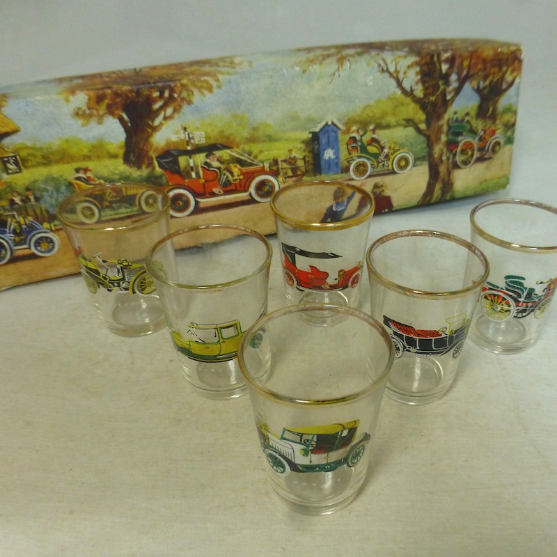 Vintage Mug Shot Glasses - Etsy UK