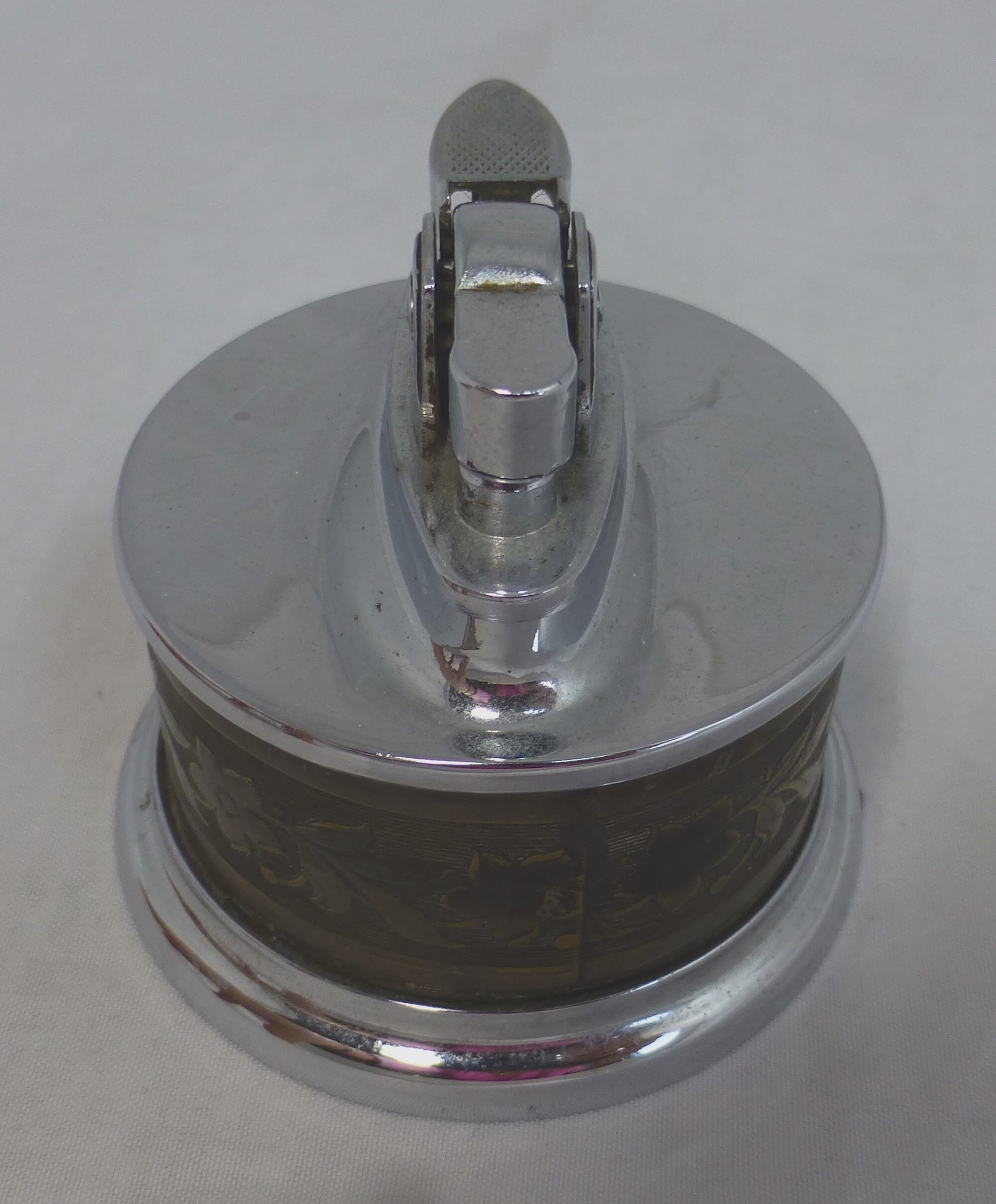 Rolstar Table Lighter With Etched Flower Design Limited | Etsy