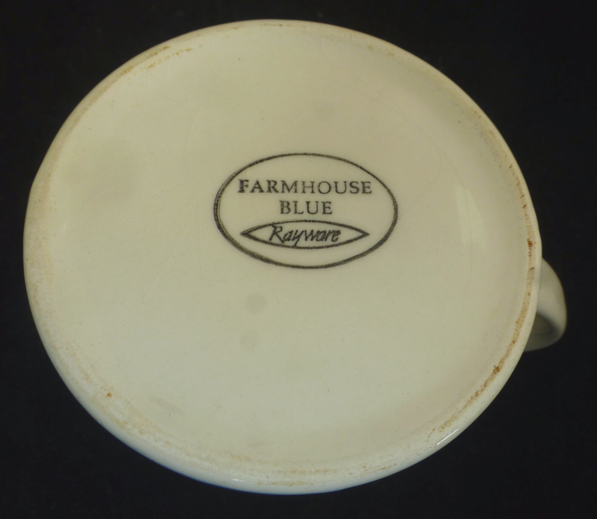 Rayware Farmhouse Blue Fun Stripy Pottery Milk Jug / Pitcher / | Etsy