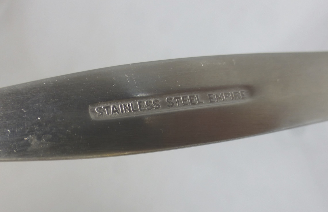 Vintage Viners International Empire Signed Stainless Steel Fish Knife ...