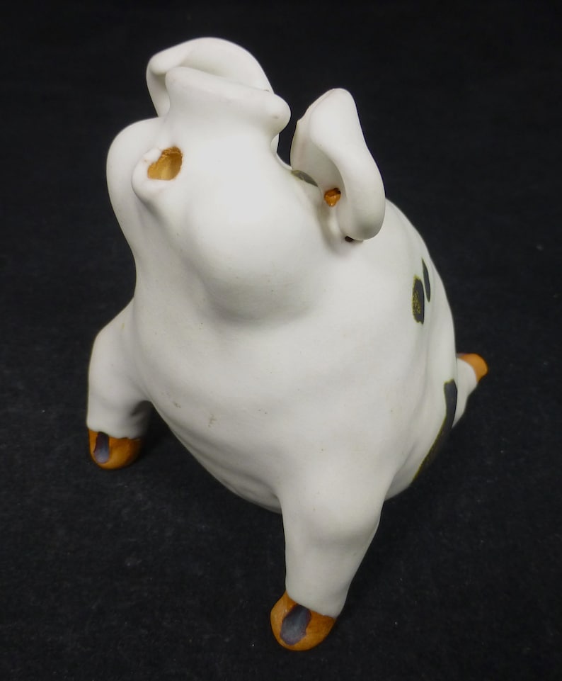 Saltford Pottery Pig Glazed Figurine / Ornament Fun Studio - Etsy UK