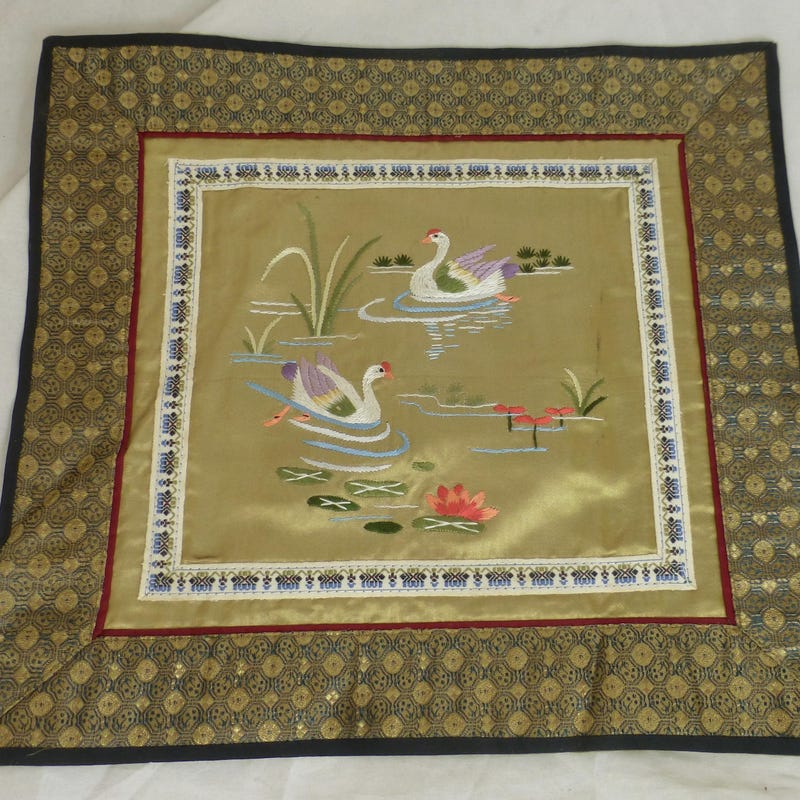 Chinese Brocade Panel - Etsy UK