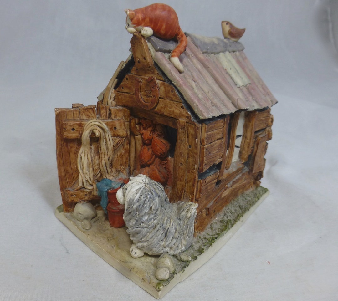 Peter Fagan Hand Painted the Potting Shed Sculpture With Olde English ...