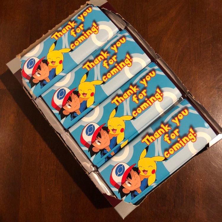 Pokemon Candy Bar Wrapper DIGITAL DOWNLOAD - Etsy