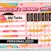 DONUTS Reward Chart | PERSONALIZED | Kids Chore Chart | Sticker Chart ...