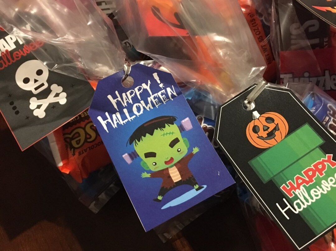 Halloween Gift Tags | Instant Download | DIY Tags | Printable | Happy ...