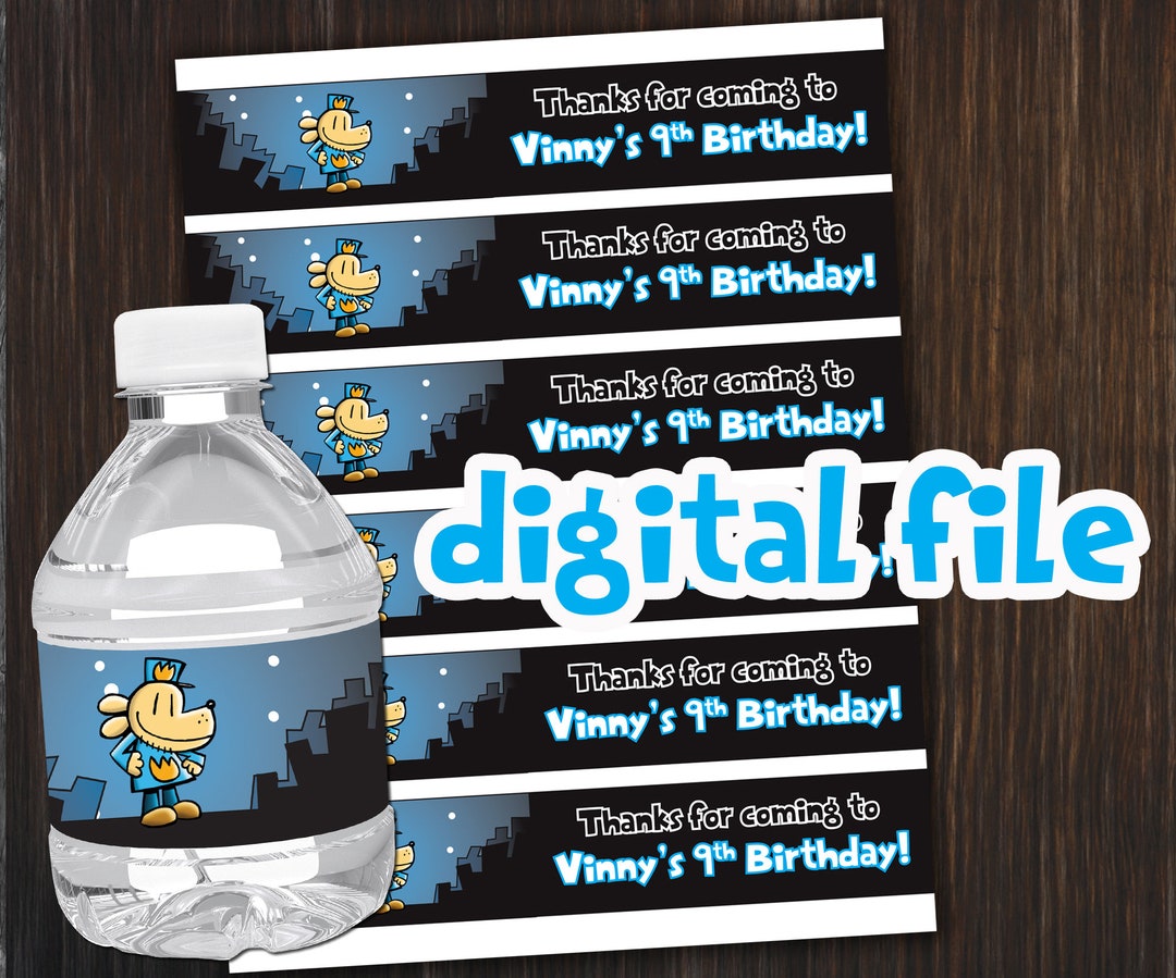 Dog Water Bottle Labels - Personalized! - Etsy