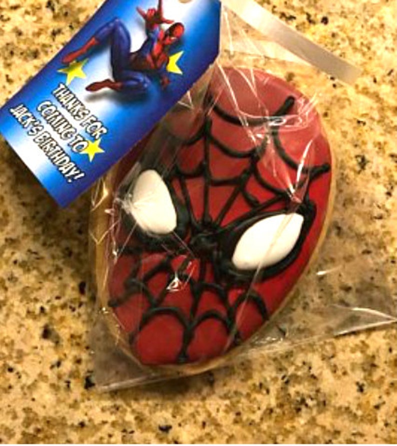 Spiderman Personalized Gift Tags | Spiderman Birthday | Kids Party ...