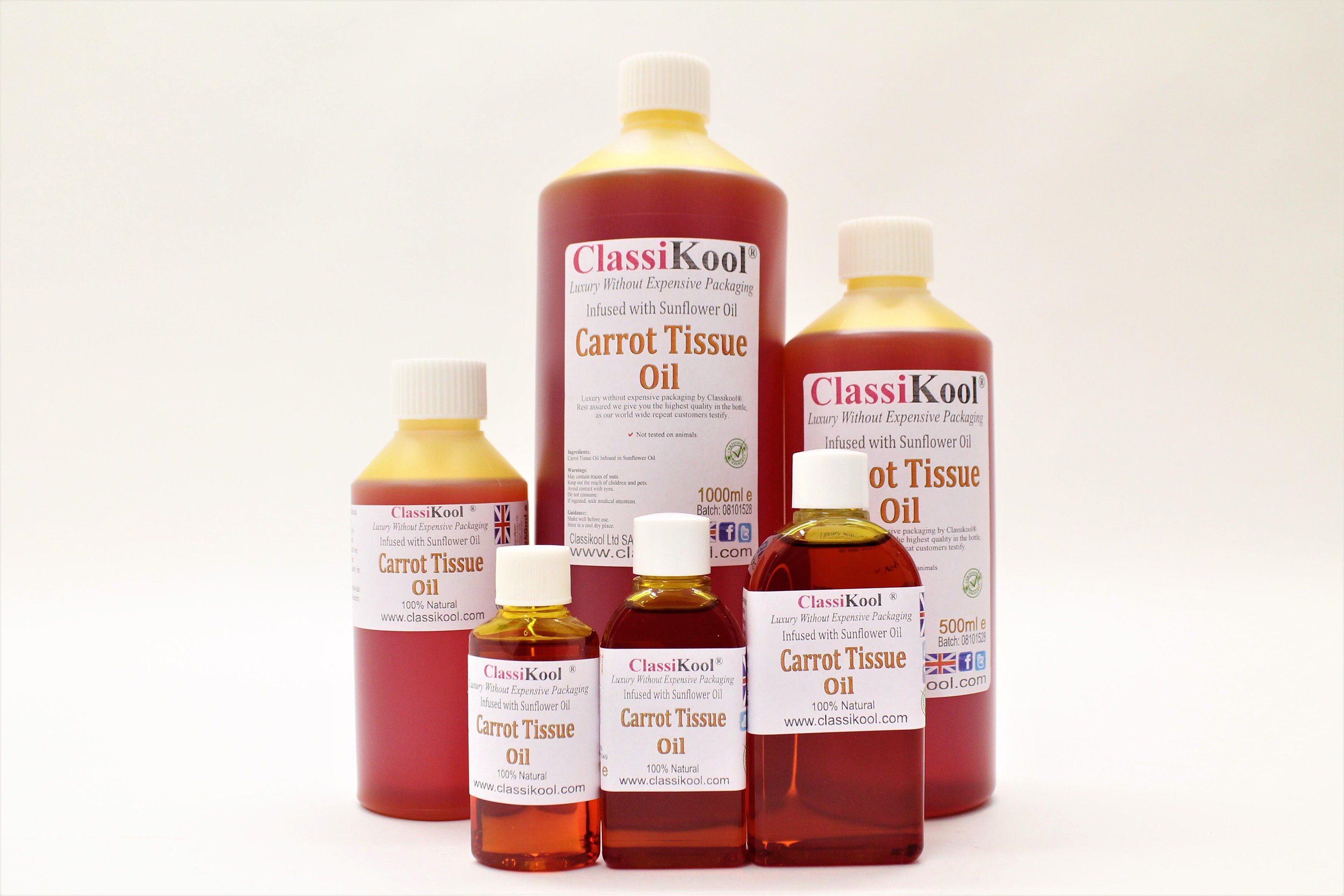 Classikool Carrot Tissue Carrier Oil: Sunflower Infused for | Etsy