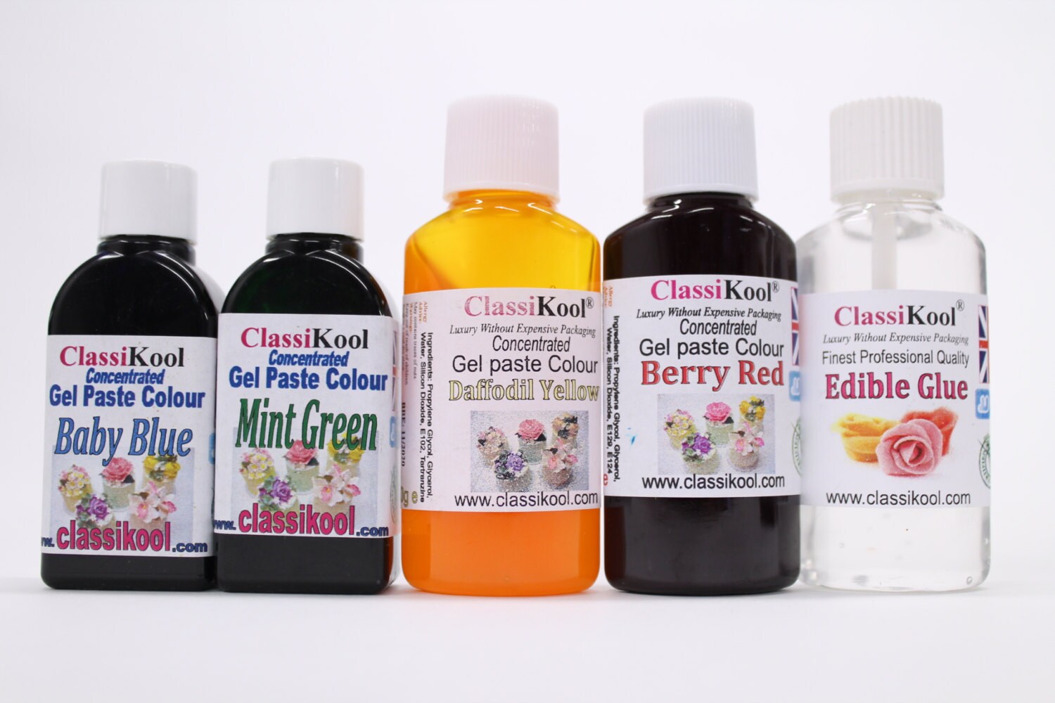 Classikool Food Colouring Sets of 4: Gel Droplet Neon & - Etsy