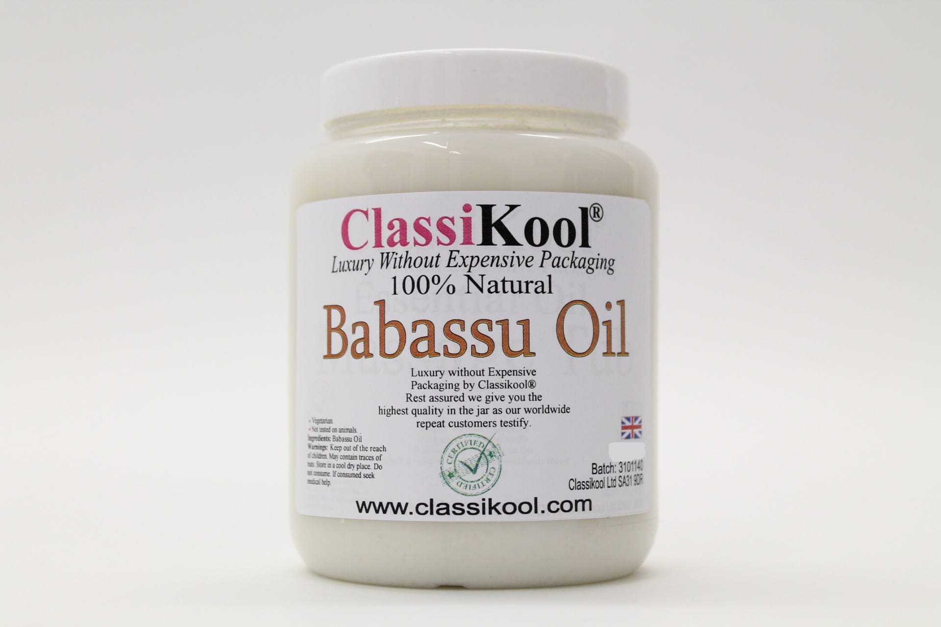 Classikool Babassu Carrier Oil for Natural Beauty: Skin Care & | Etsy UK