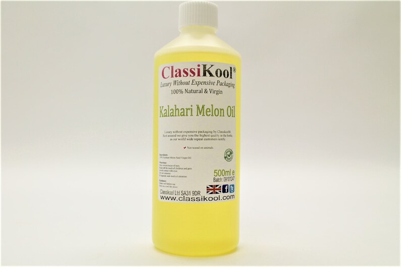 Classikool Kalahari Melon Seed Virgin Oil: Natural Skin & Hair - Etsy UK