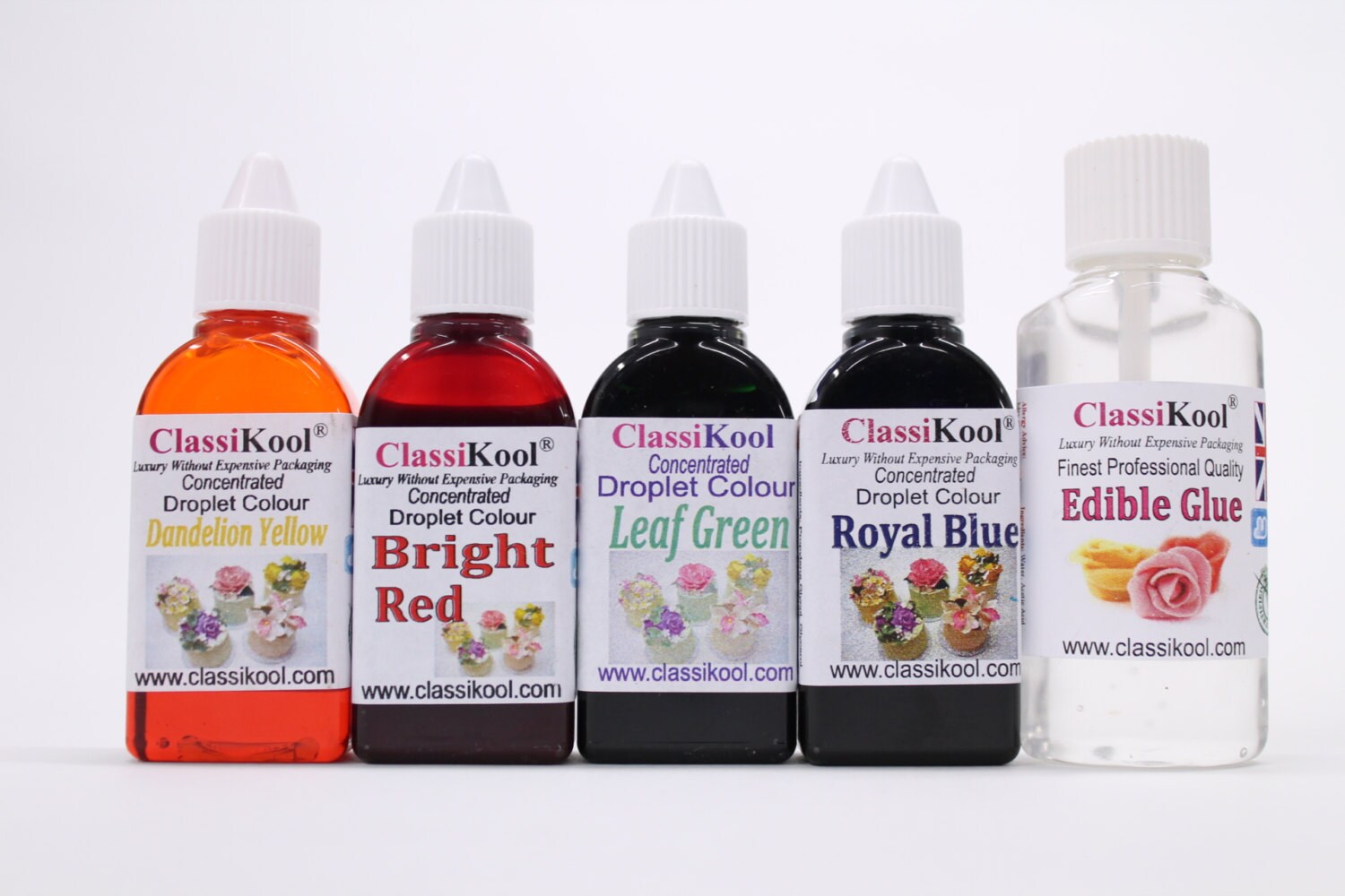 Classikool Food Colouring Sets of 4: Gel Droplet Neon & - Etsy