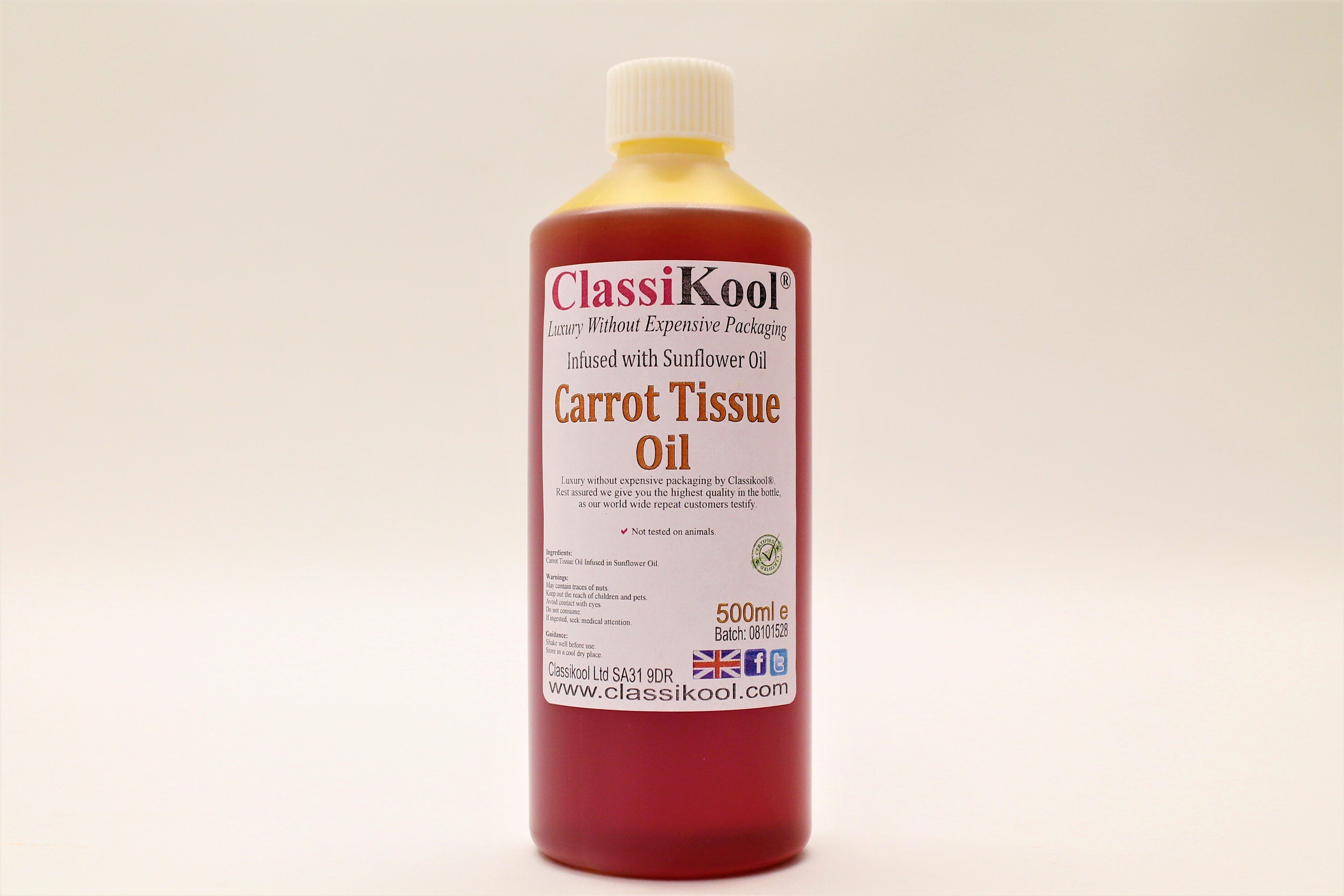Classikool carrot Tissue Carrier Oil: Sunflower Infused for - Etsy UK