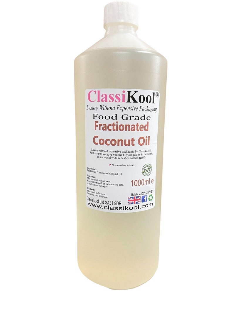 Classikool fractionated Coconut Oil Food Grade & Beauty Hair - Etsy UK