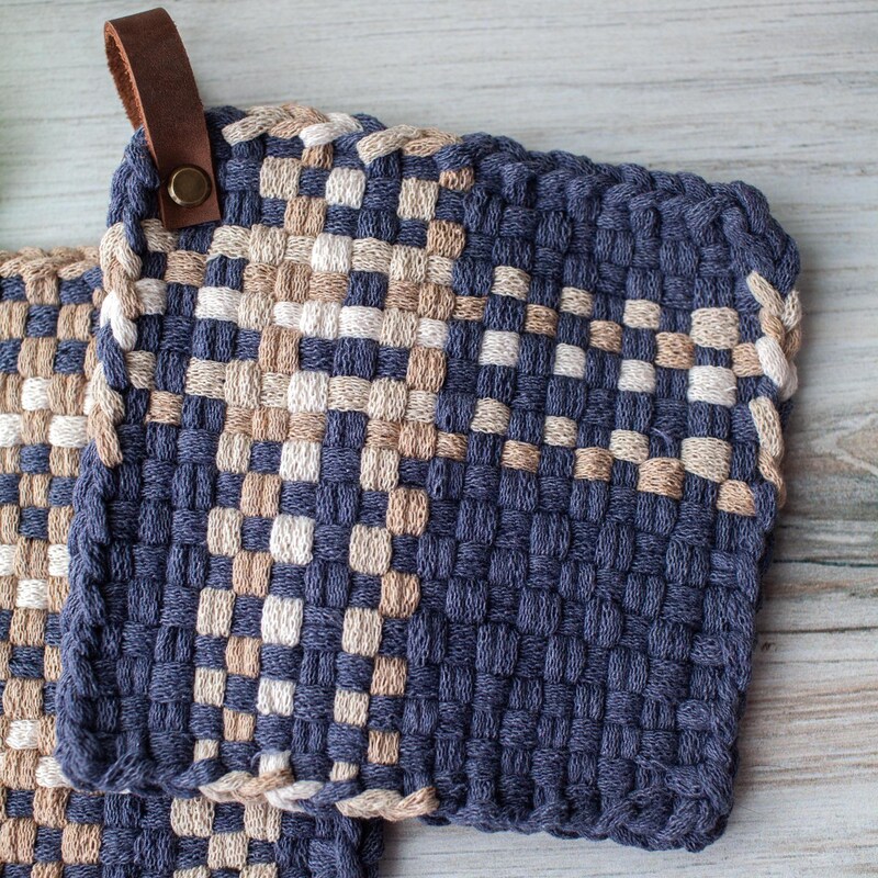 Woven Potholders - Etsy