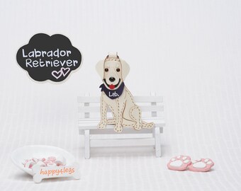 Leather labrador | Etsy