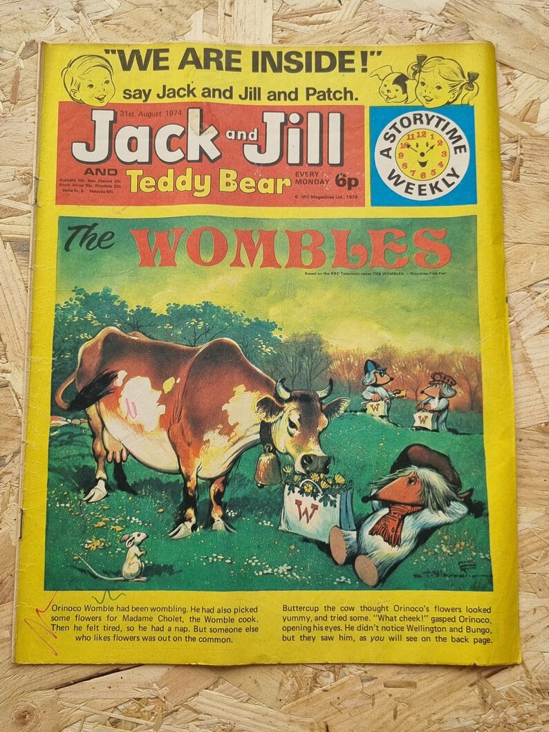 Jack and Jill and Teddy Bear Comics 1970s Storytime Weekly Collection ...