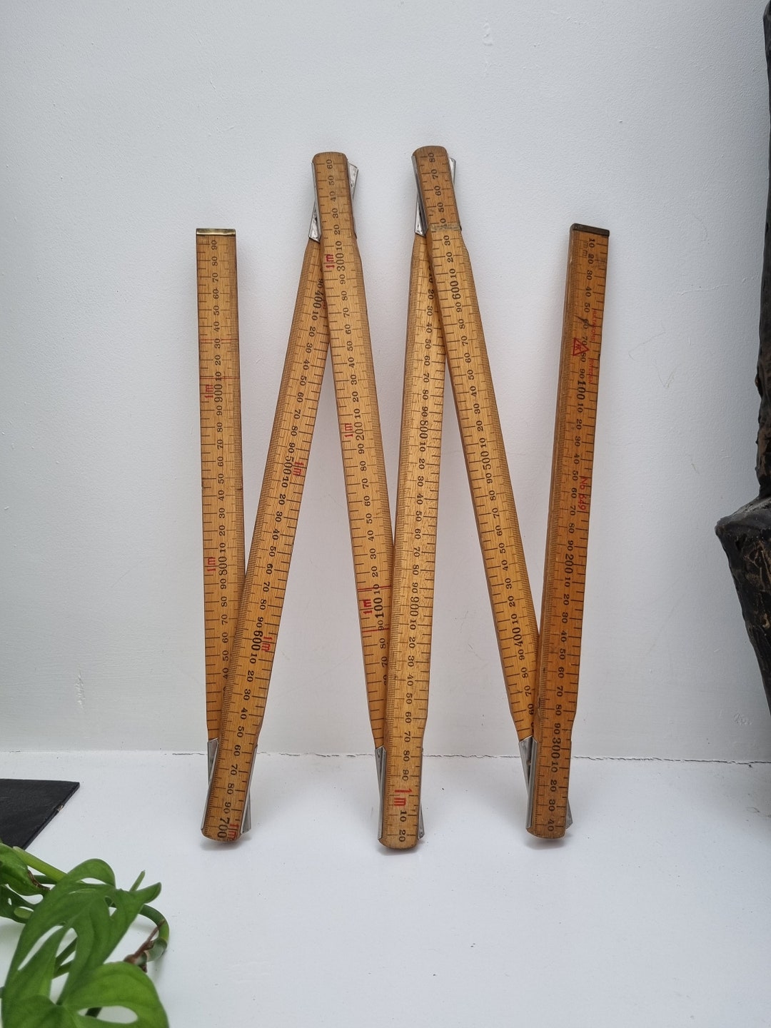 6ft 6in Boxwood Folding Ruler / Hultafors Sweden No 649 / Vintage ...