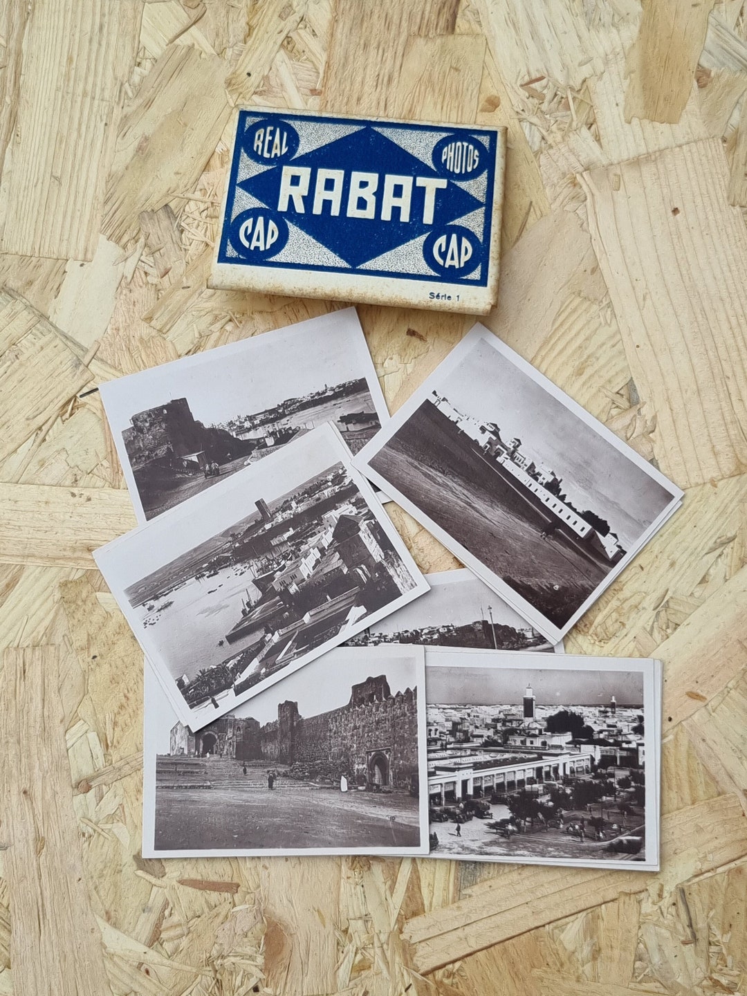 Vintage Photos Rabat, Morocco 10 Black and White Souvenir Real ...
