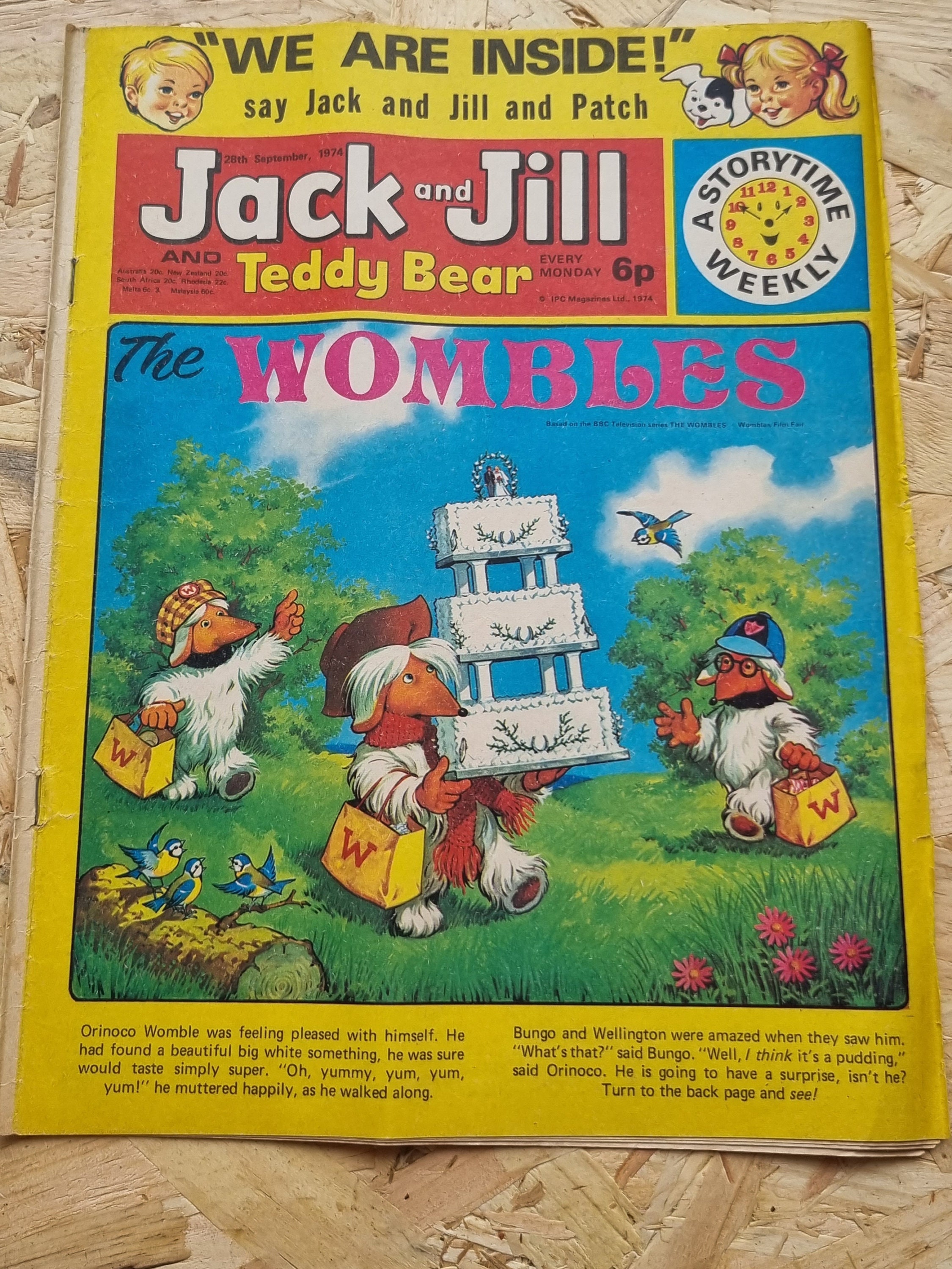 Jack and Jill and Teddy Bear Comics 1970s Storytime Weekly Collection ...