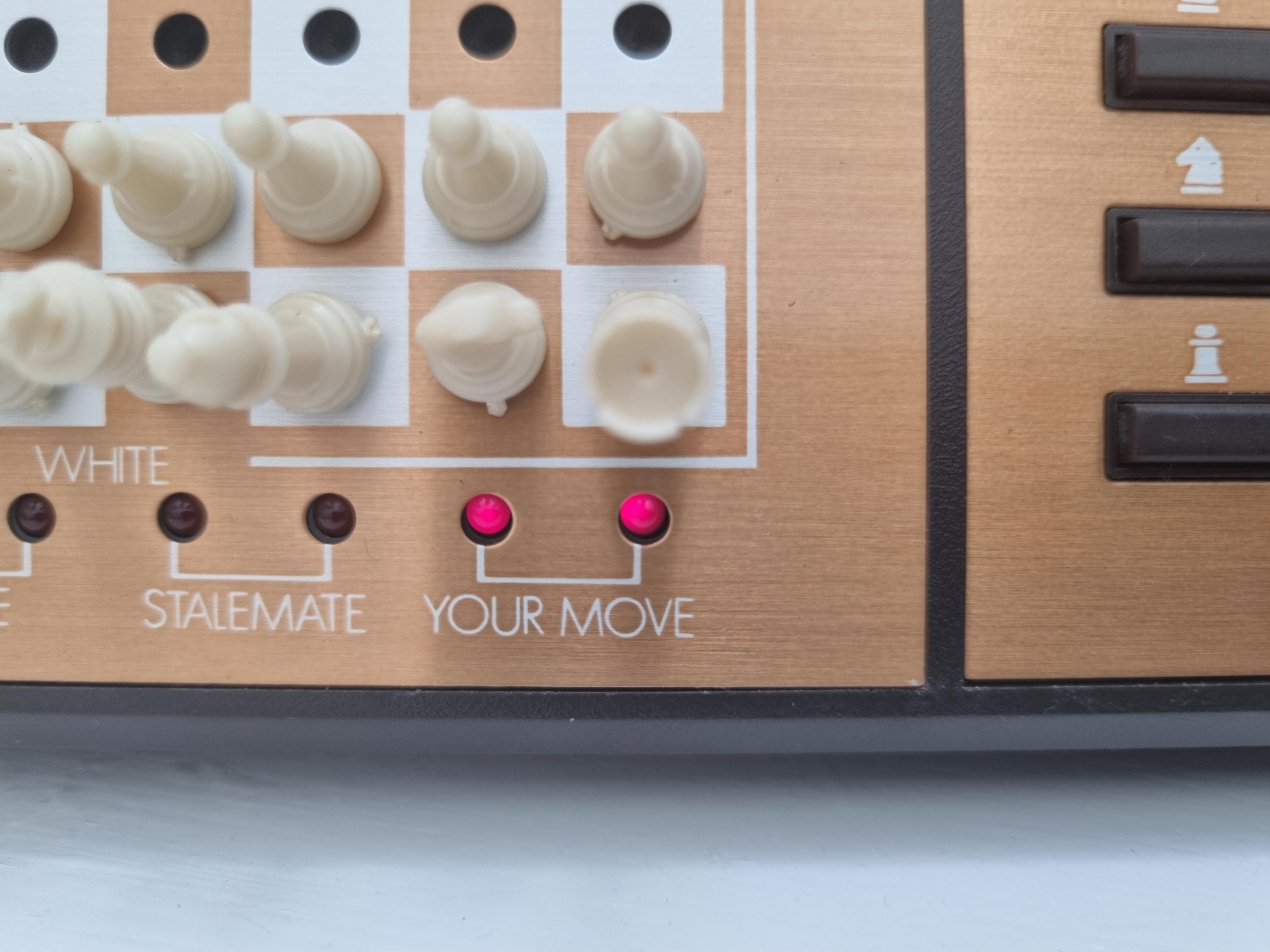 Vintage Computa Chess / 1980s Electronic Chess Set / Fully Working ...