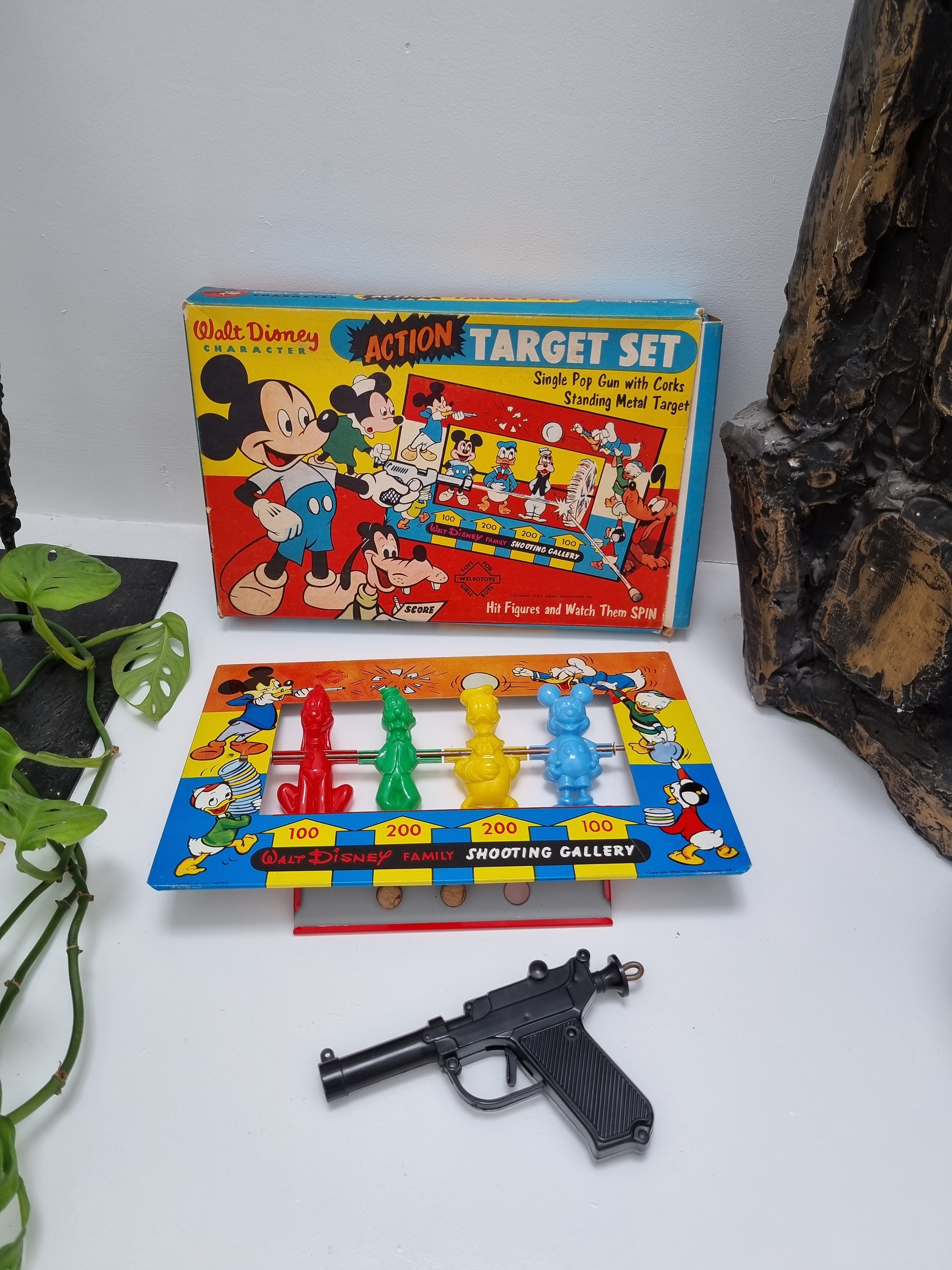 Walt Disney Action Target Set / Shooting Gallery / Boxed / - Etsy