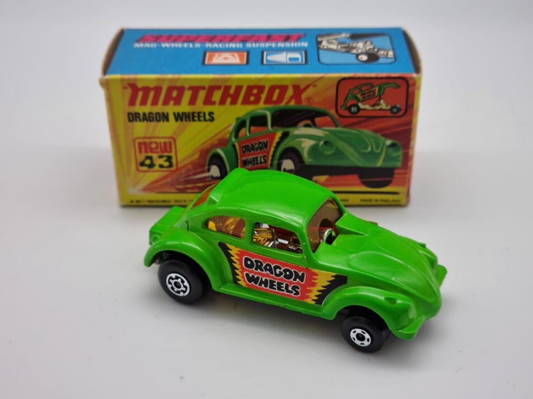Matchbox Superfast Dragon Wheels - No.45 - 1972 - Green - MIB ...