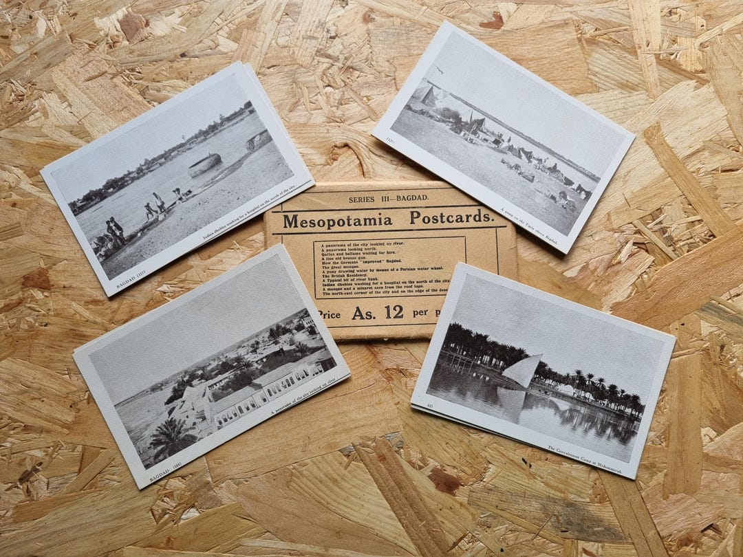 Bagdad Mesopotamia Postcards Black and White Souvenir Postcards ...