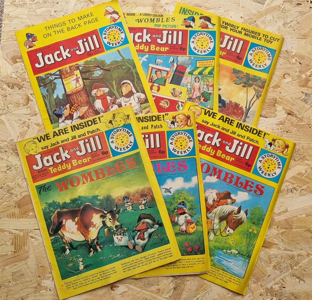 Jack and Jill and Teddy Bear Comics 1970s Storytime Weekly Collection ...