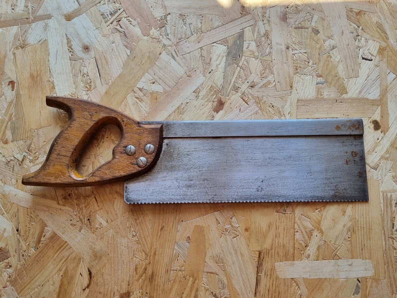 Vintage 12" Tenon Saw / Hand Saw / Back Saw - Etsy