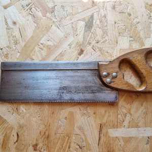 Vintage 12" Tenon Saw / Hand Saw / Back Saw - Etsy