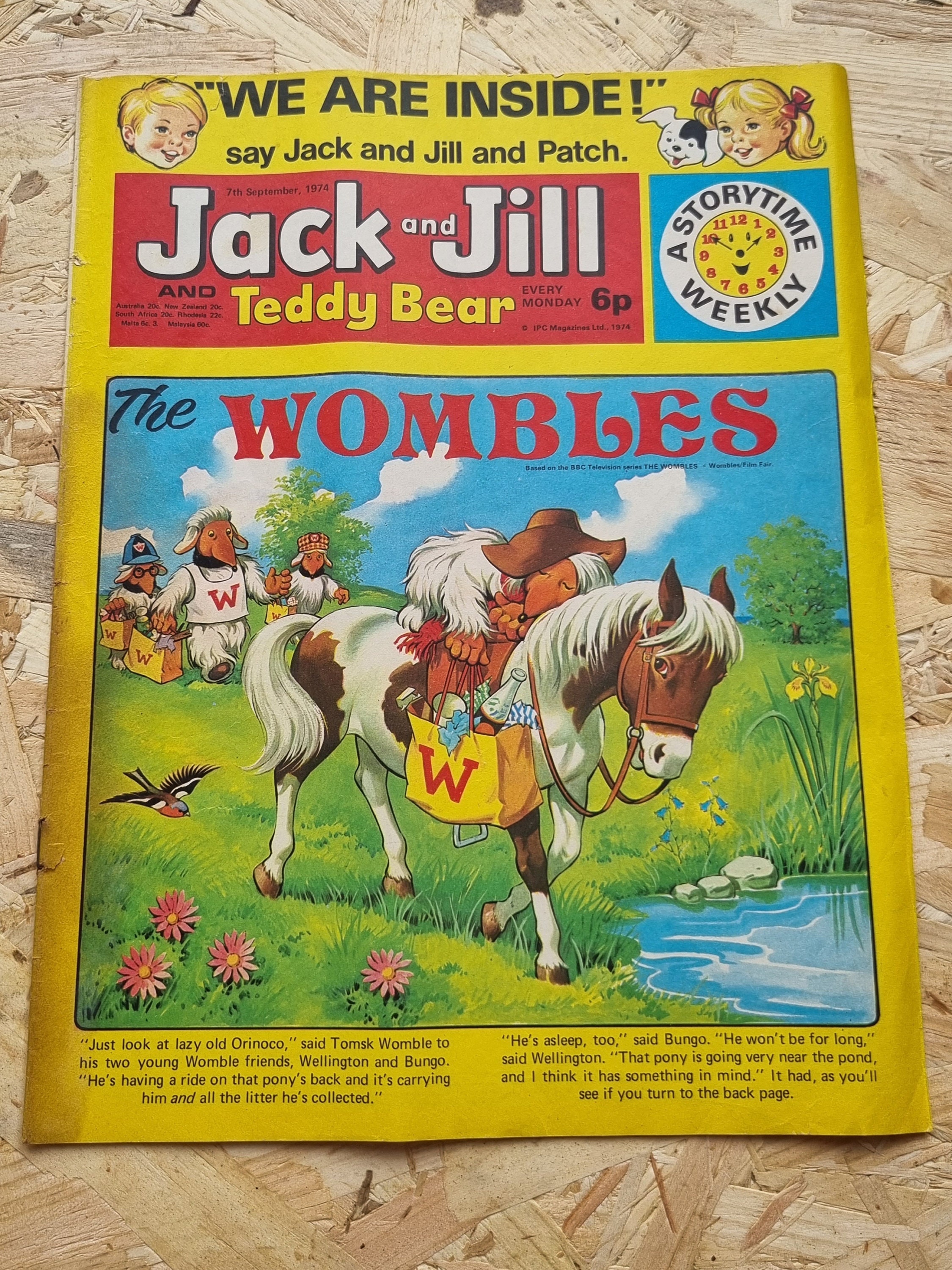 Jack and Jill and Teddy Bear Comics 1970s Storytime Weekly - Etsy