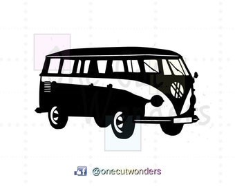 Vw Bus Svg | Etsy