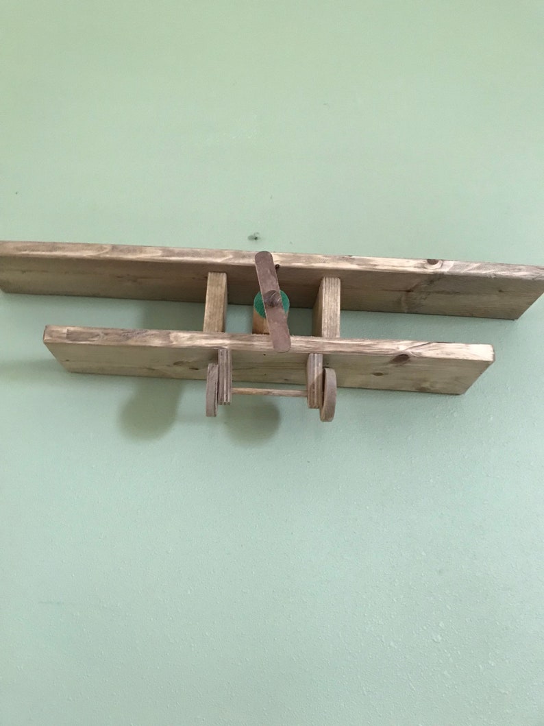 Vintage biplane shelf | Etsy