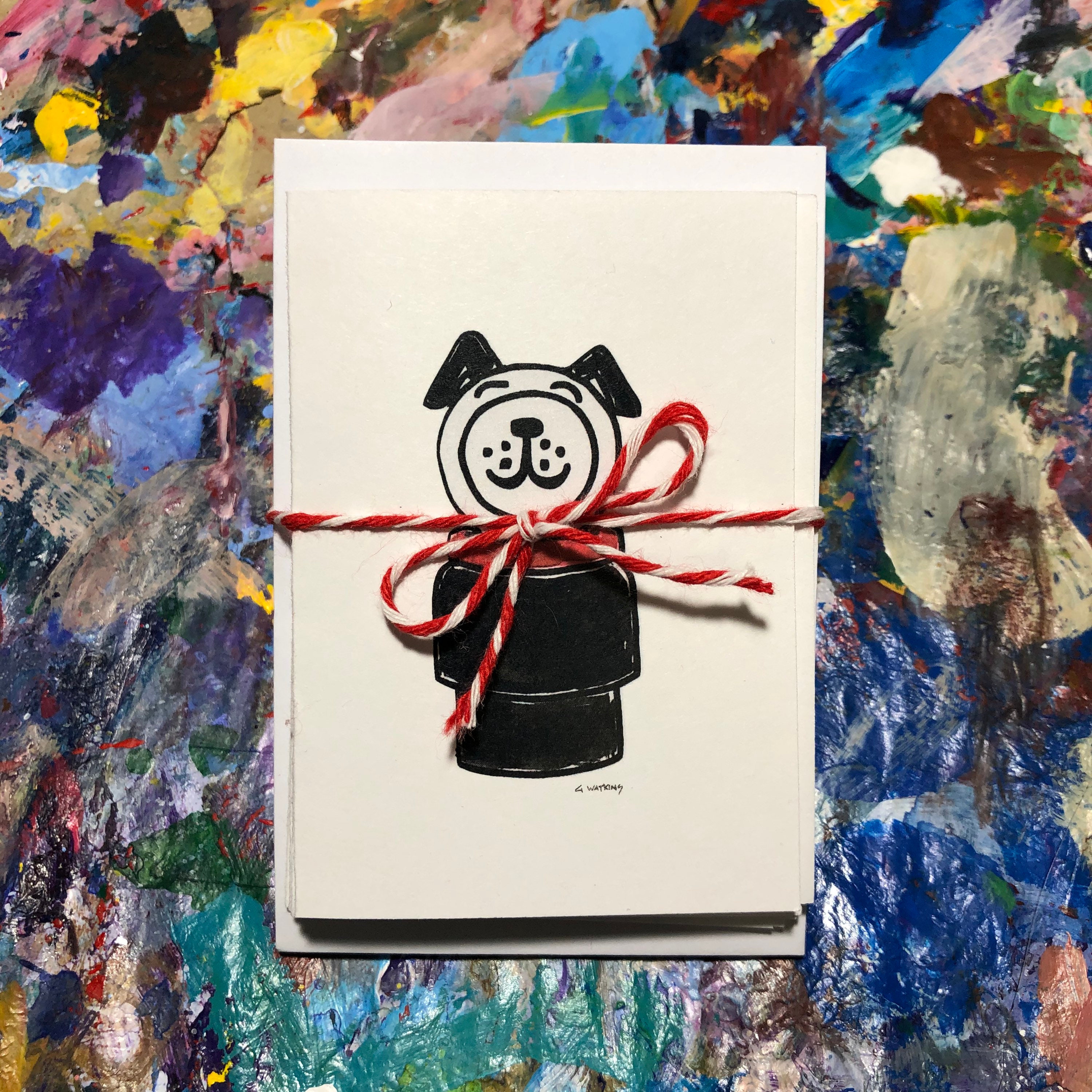 Tiny Cards With Fisher Price Little People Art - Etsy