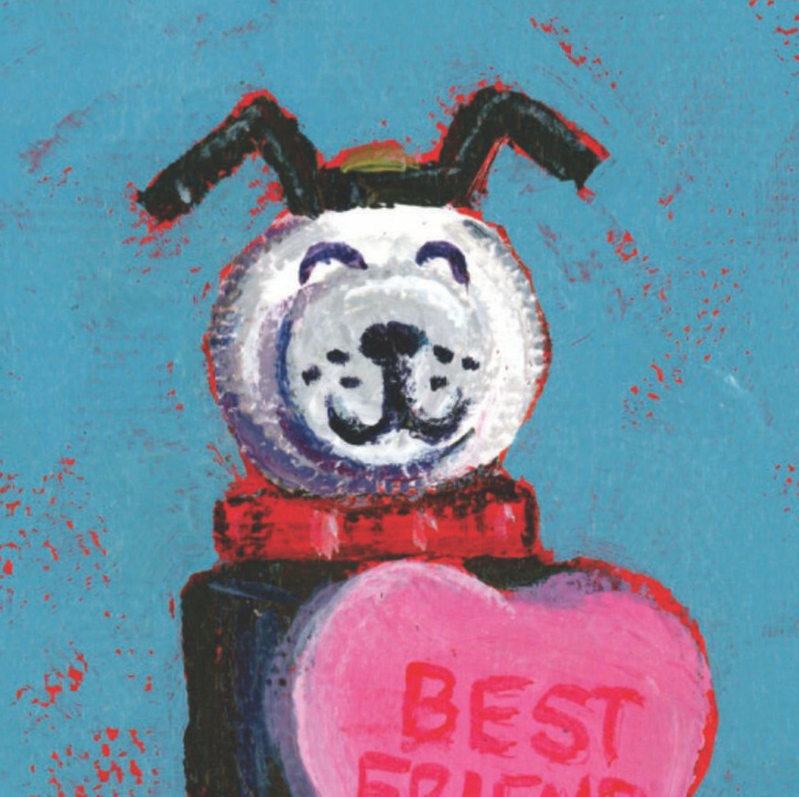 Best Friend Matted Print of an Original Acrylic Painting by | Etsy