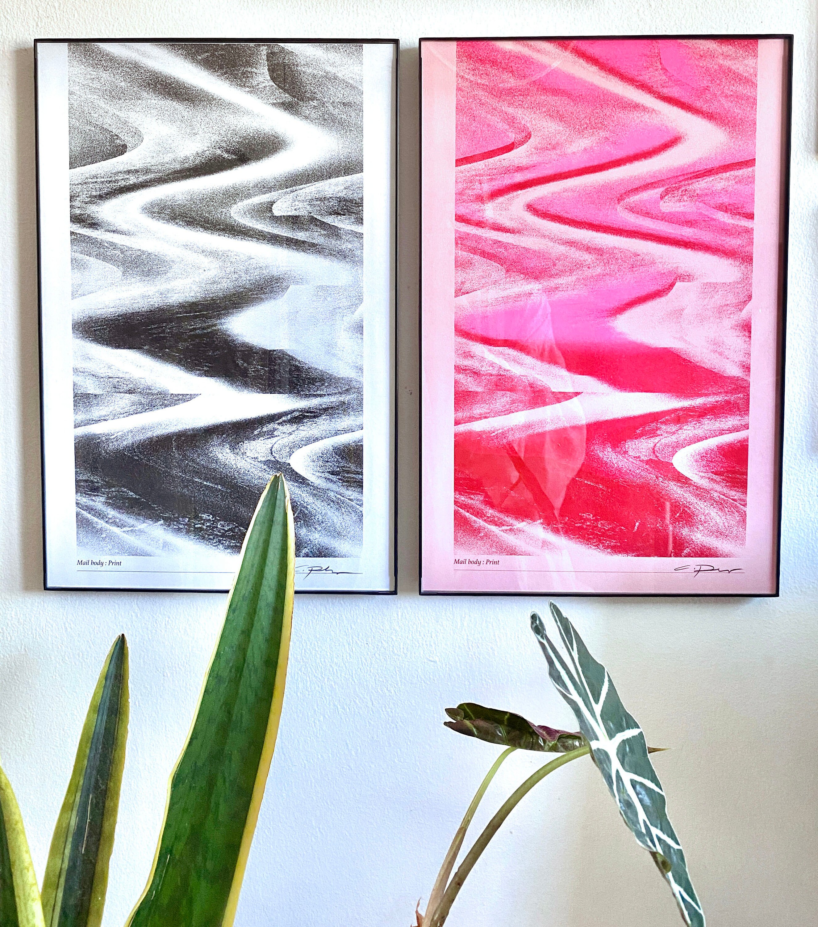 Projection & Intersection Pink Art Print - Etsy