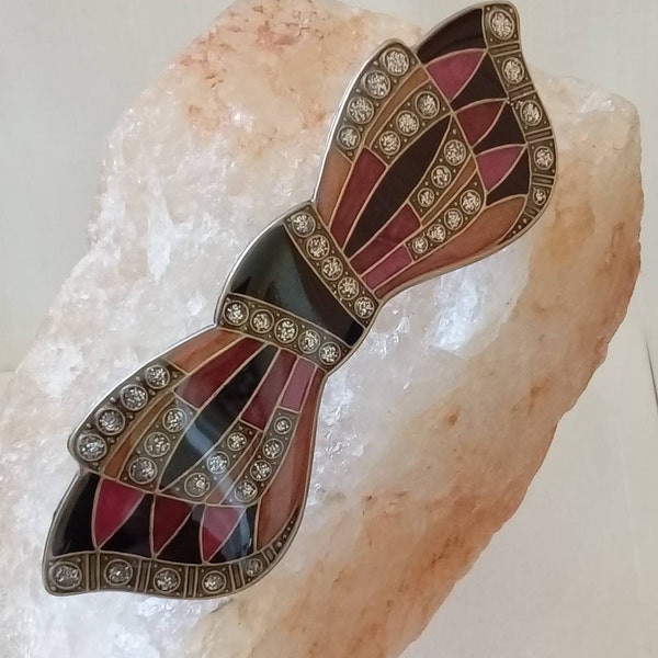 Enamel Barrette - Etsy