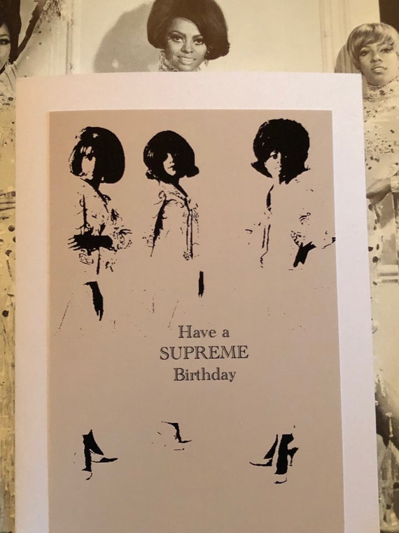 A Supreme Birthday Blank Photo Greeting Card | Etsy