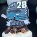 Custom Car Cake Topper With Name and Age | Racecar Guy Topper| Man ...