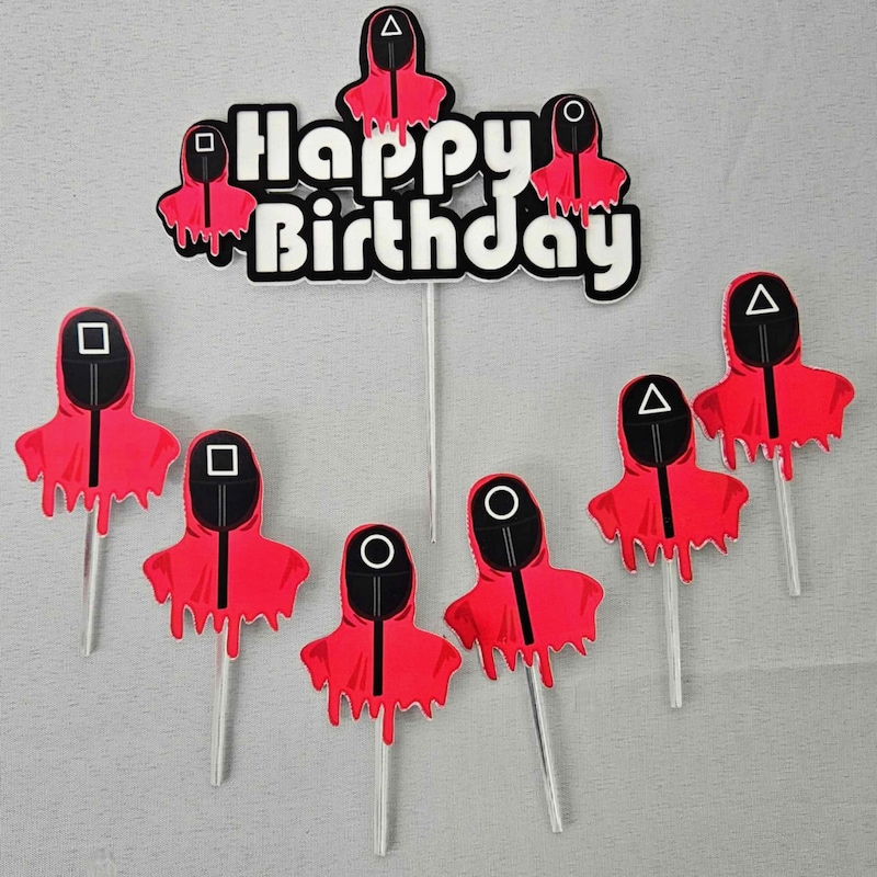 Squidgame Party Supplies - Etsy