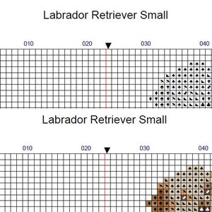 Cute Small Labrador Retriever Photo Realistic Cross Stitch Pattern ...