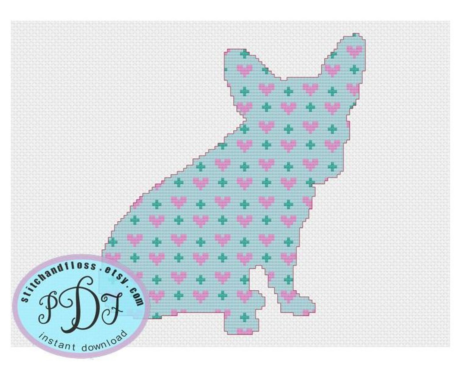 Save 33% Patterned Dogs Series 1: 5 Counted Cross Stitch Patterns ...