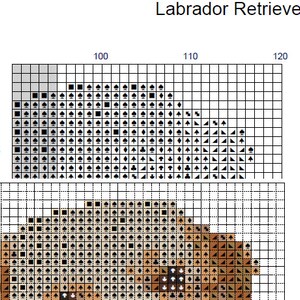 Labrador Retriever Photo Realistic Cross Stitch Pattern - Instant PDF ...