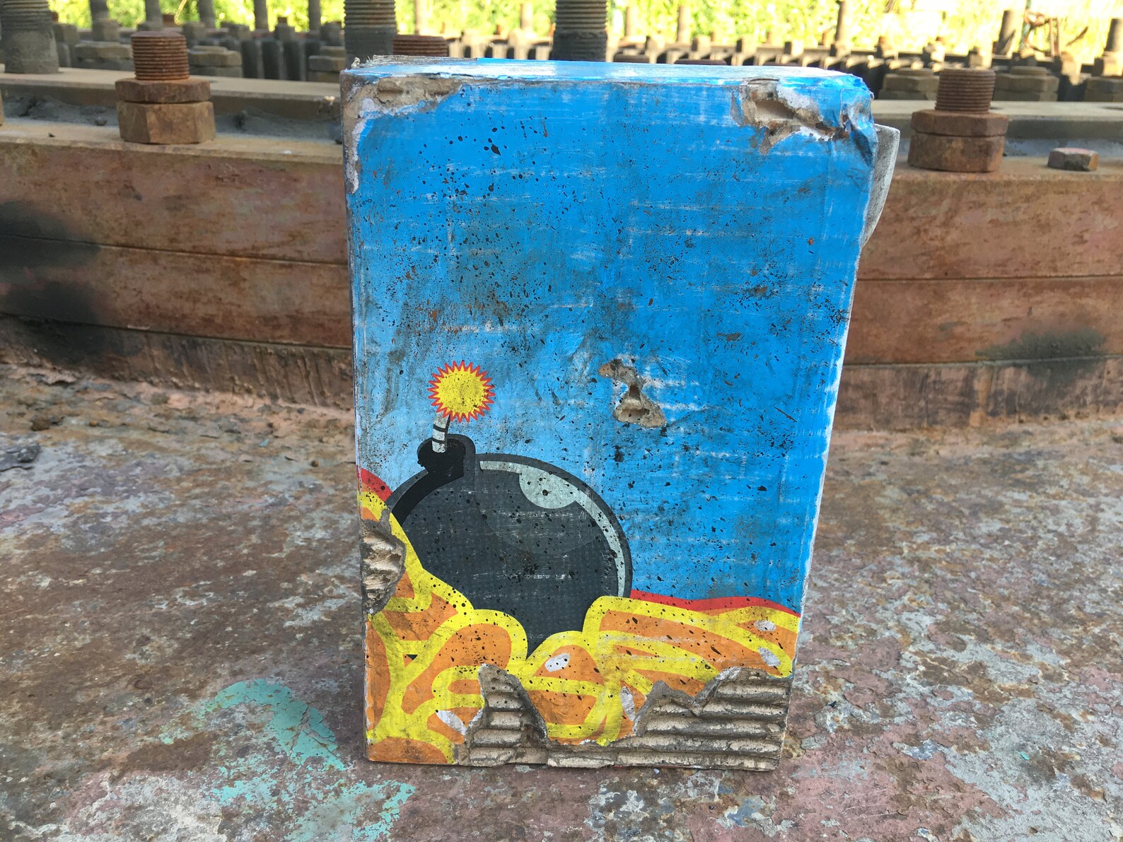 Fallout 4 Inspired Prop Blamco Mac And Cheese Empty Box Etsy