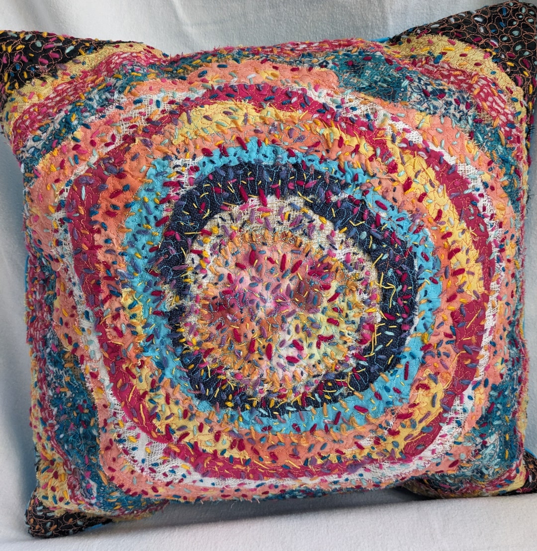 Embroidered Cushion Cover, Cushion Covers – 40cm X 40cm, (16inch X ...