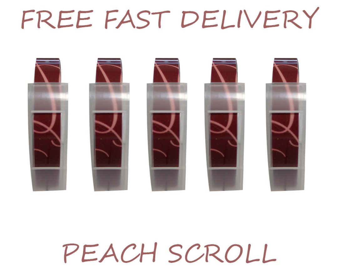 5 Rolls of Motex E101 Peach Scroll Design 9mm X 3m Embossing - Etsy