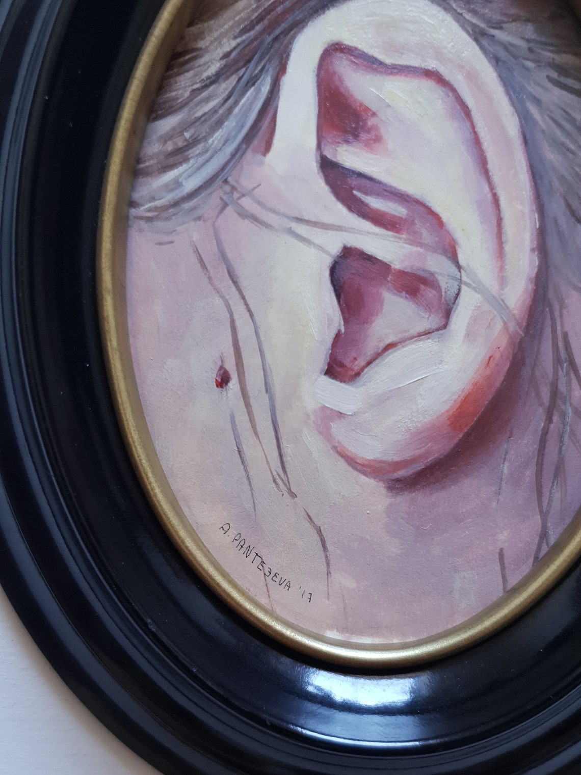 Original Painting ear Study - Etsy